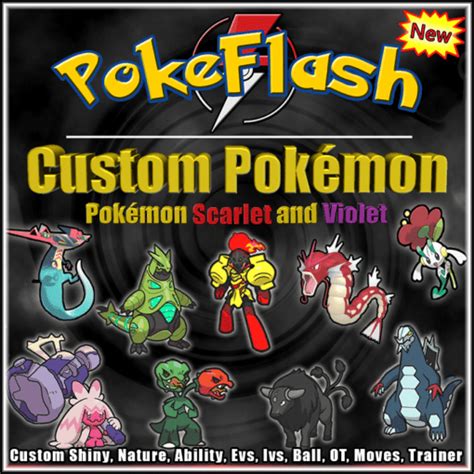 Choose Any Custom Pokémon For Scarlet And Violet Fully Customized