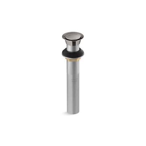 Kohler Clicker Drain Without Overflow In Vibrant Titanium 33151 Tt