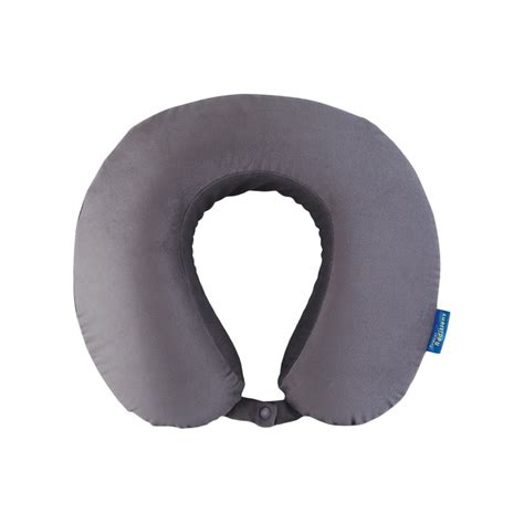 Travel Additions Velvet Memory Foam Travel Neck Pillow Grey Price