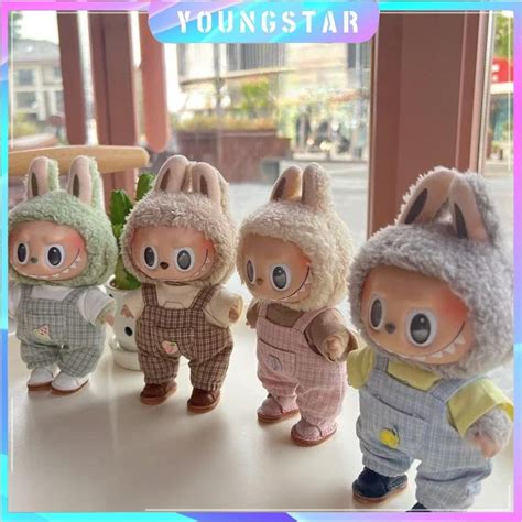 Fyg 17 ซมมินิตุ๊กตาplushเสื้อผ้าชุดอุปกรณ์เสริมเกาหลีkpop Exo Labubu