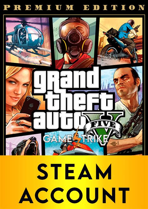 Grand Theft Auto V Premium Edition Steam Account 699 Rgamestrike