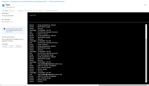 Using Azure Automation To Process Exchange Online Data With PowerShell Practical