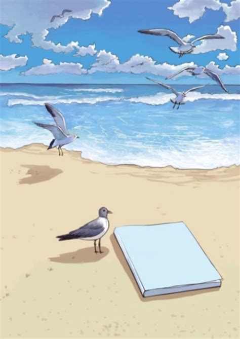 手机屏保 动漫 海边 伤感说说吧