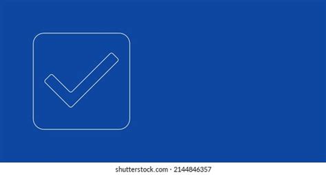 Large White Outline Email Symbol On Stock Vector Royalty Free 2118555197 Shutterstock