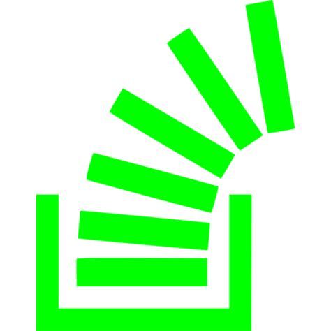 Lime Stackoverflow Icon Free Lime Site Logo Icons
