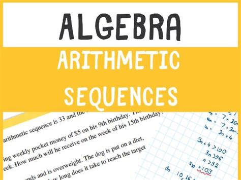 Arithmetic Sequences Teaching Resources