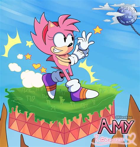 Amy Cd Roseverse Au By Kitarehamakura Rsonicthehedgehog