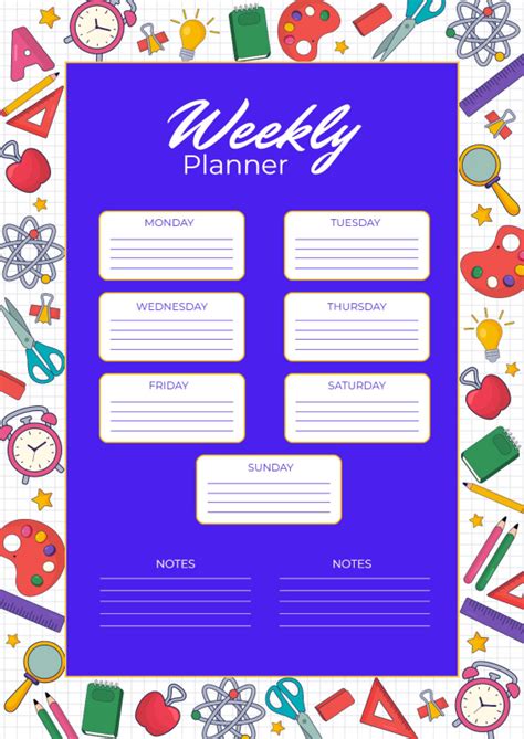 Manage Your Week With A Vibrant Meal Planner — Kapwing