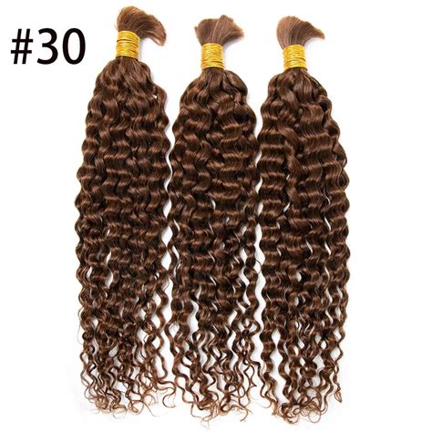 Multi Color Bulk Human Braiding Hair Set Spanish Curlwater Wavewet A