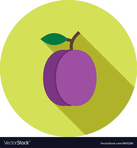 Plum Royalty Free Vector Image Vectorstock