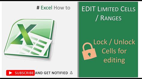 Restrict User Input Cells Lock Unlock Cells Youtube