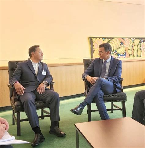 Abi Presidentes De Bolivia Y España Acuerdan Reforzar Relaciones