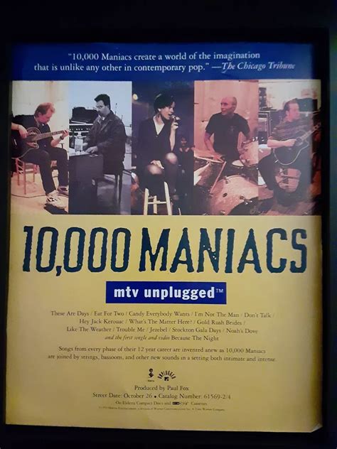 10000 Maniacs Poster