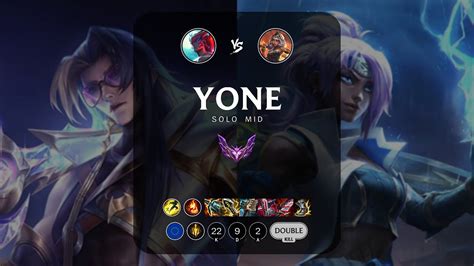 Yone Mid Vs Qiyana Euw Master Patch 1322 Youtube