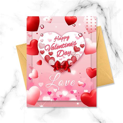 핑크 그라데이션 발렌타인 데이 이벤트 템플릿 템플릿 Psd 다운로드 디자인 자료 다운로드