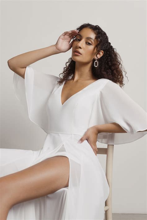 Glam Nights Emerald Cut Out Slit Maxi Dress 65 Tobi Us