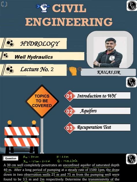 Well Hydraulics 02 Class Notes Pdf