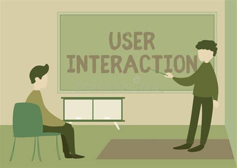 Text Sign Showing User Interaction Business Idea How The Customer Acts On The System And Vice
