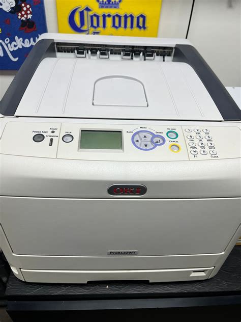 Used Oki White Toner Laser Printer 8432wt