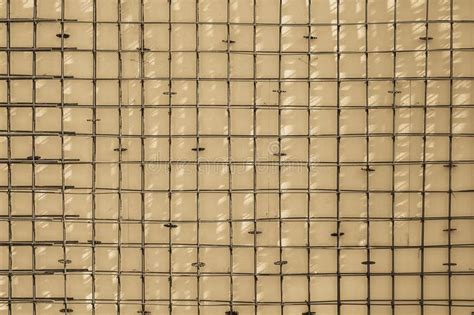 The Lattice Of Reinforcing Steel Rods Stock Image Image Of Piles