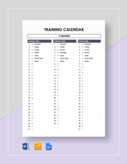 Effective Conflict Calendar Template For Better Time Management