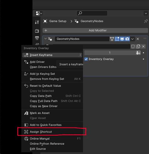 Custom Keyboard Shortcuts For Geometry Nodes Inputs Playstation