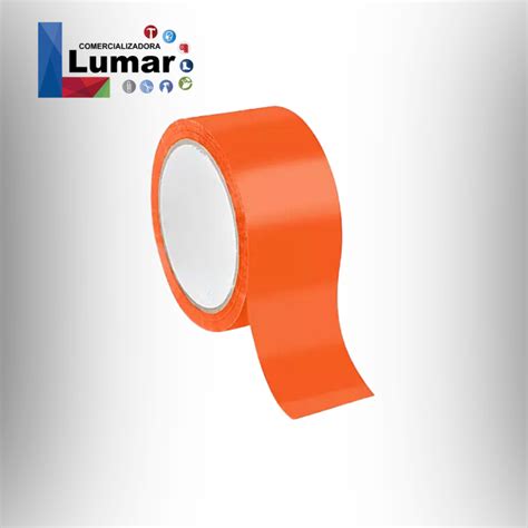 Cinta Color Naranja 48x150 Mts Silver Tape Comercializadora Lumar