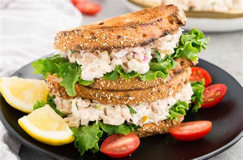 Tuna Salad Sandwich Quick And Easy Lunch Delicious Meets Healthy