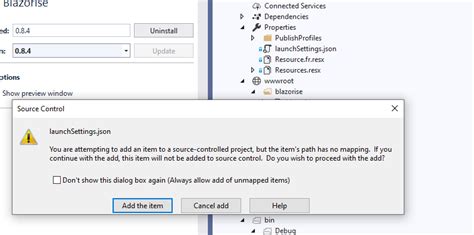 launchsettings json warning · issue 248 · megabit blazorise · github