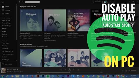 Disable Auto Start Play Spotify On Windows Mac Os Youtube