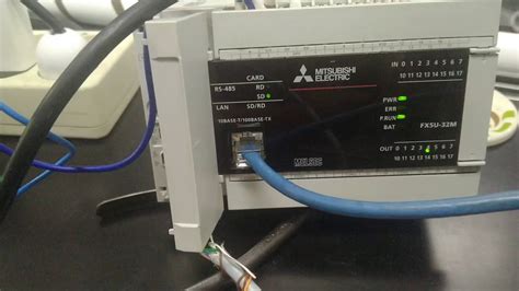 3fx5u Rs 485 Built In Modbus Inverterbelajar Plc Mitsubishi Youtube