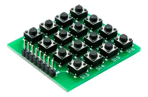 Teclado Matricial X Pulsadores Para Arduino