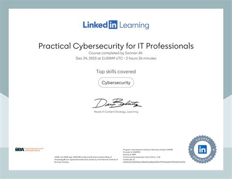 Sannan Ali On Linkedin Certificate Of Completion