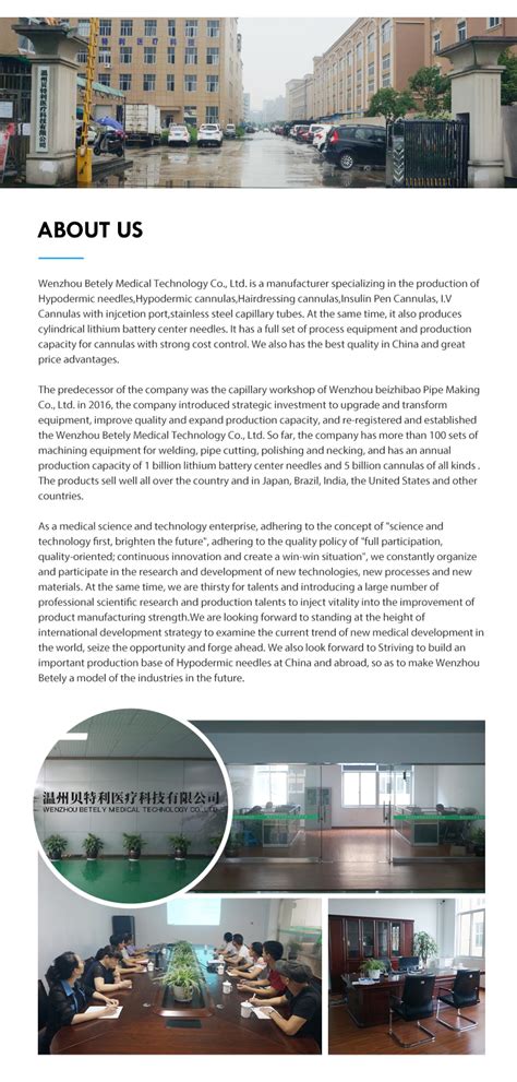 Factory Supply 045205mm Disposable Injection Needle Cannula