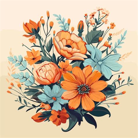 Premium Vector Flowers Vector Illustration