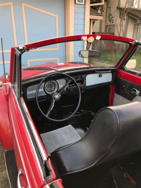 1668 Vw Beetle Classic Convertible Classic Volkswagen Beetle Classic 1968 For Sale