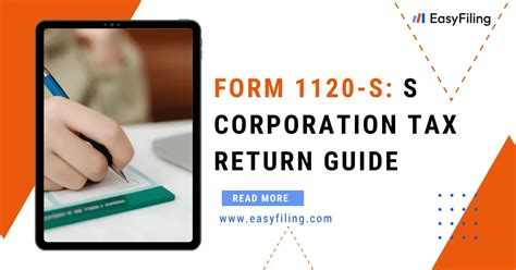 Form 1120 S S Corporation Tax Return Guide In 2026