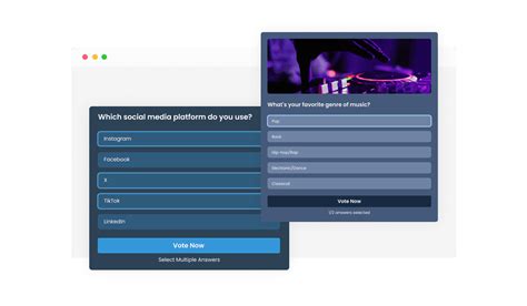 free poll maker widget
