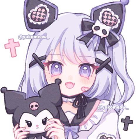 Kuromi Original And 2 More Drawn By Yukomeow Danbooru