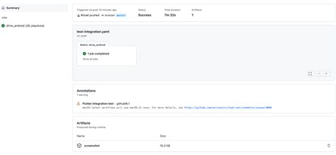 How To Add Flutter Integration Test In A Ci With Github Action