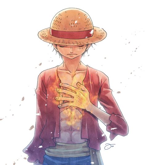 Monkey D Luffy One Piece Drawn By Acopeda Danbooru