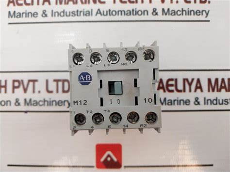 Allen Bradley 100 M12n3 Mini Contactor Relay Ser B 230v 5060 Hz
