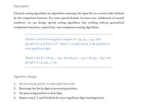Solved Description Classical Sorting Algorithms Are