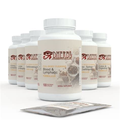 Full Body Cleanse Full Body Cleanse Dherbs Detox Herbs Herbal Full Body Detoxification Kit