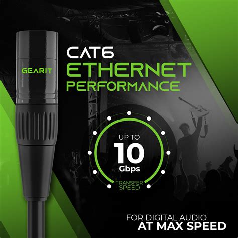 Cat6 Shielded Ethercon Cable For Pro Audio Gearit