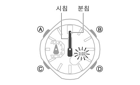 바늘 배치 조정 모듈 번호 5732 Pro Trek 지원 Casio