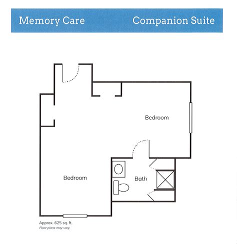 Floor Plan Vista Lake Senior Living Center