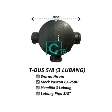 Jual T Dus Listrik Bulat T Dos Cabang 3 Hitam Kota Makassar C 16 Tokopedia