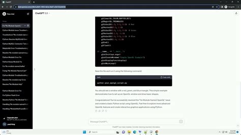 Python No Module Named Opengl Youtube