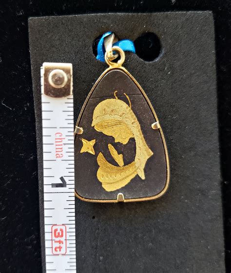 Hand Made Madonna Pendant Needle Etched Design On Gilded Etsy
